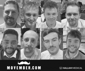 Raising money for Movember 2022 - Raising awareness for men’s health - Hallam Medical
